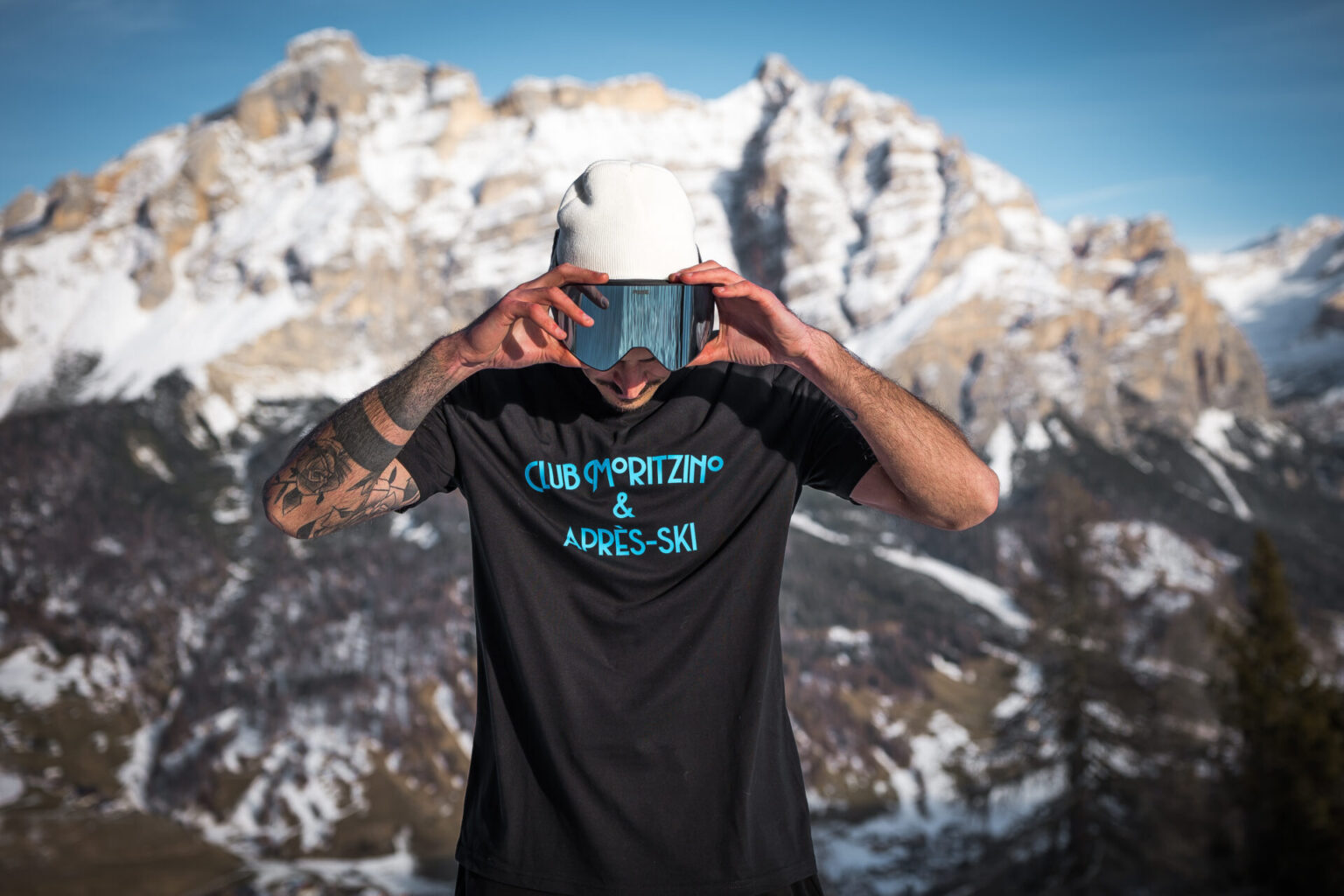 T-Shirt Stanley - Après-Ski - Black - Alta Badia Club Moritzino